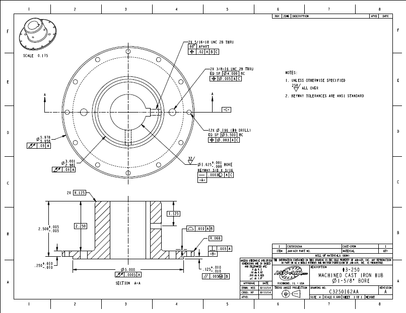 2D CAD Examples by Kyle Pulvermacher at Coroflot.com