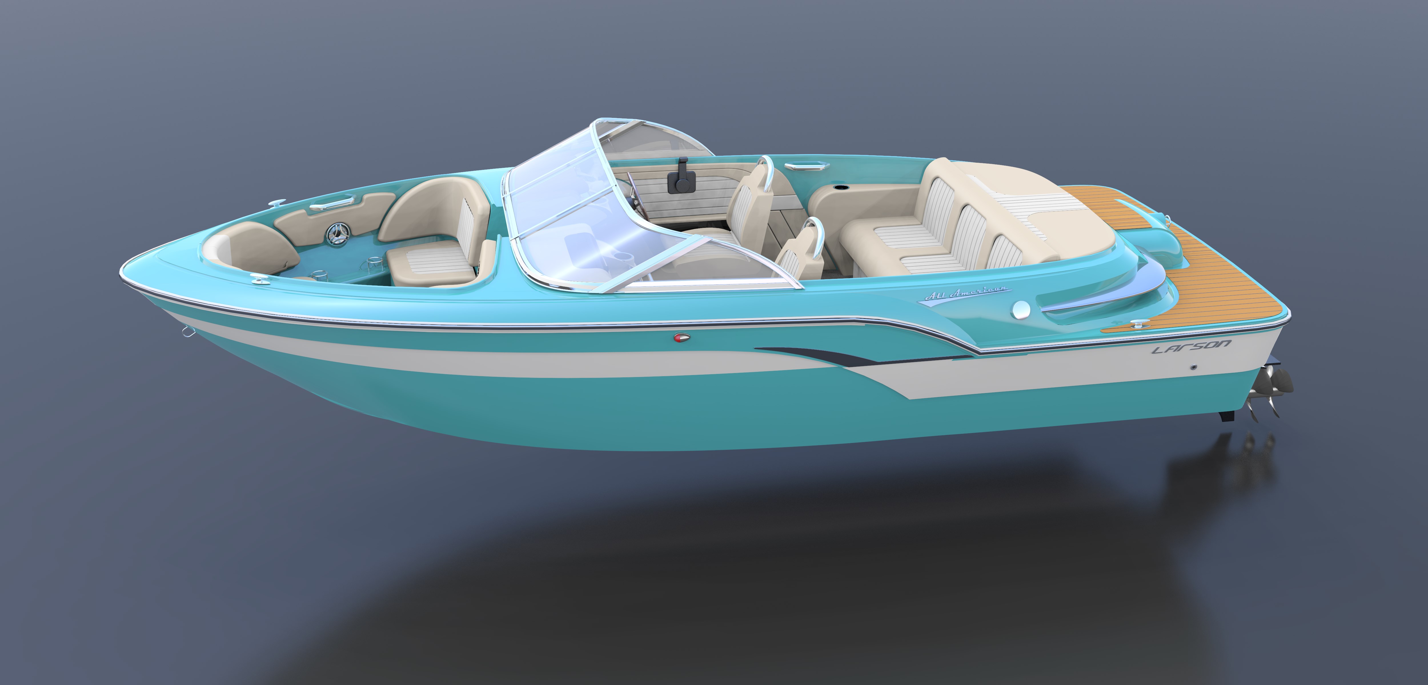 All American runabout for Larson Boats by Luc St-Onge at Coroflot.com