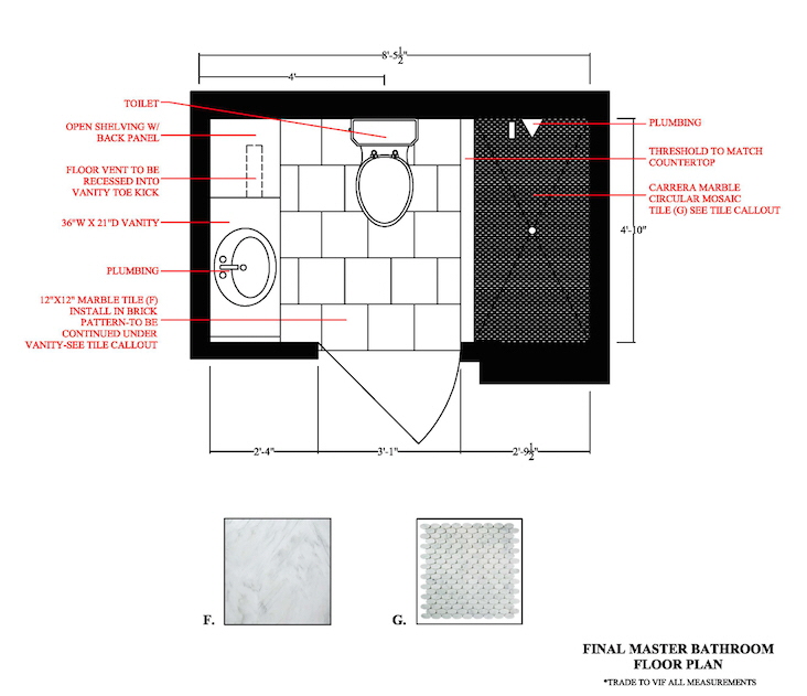 AutoCAD: Master Bath - Layout - Elevations - Callouts - Selections by ...