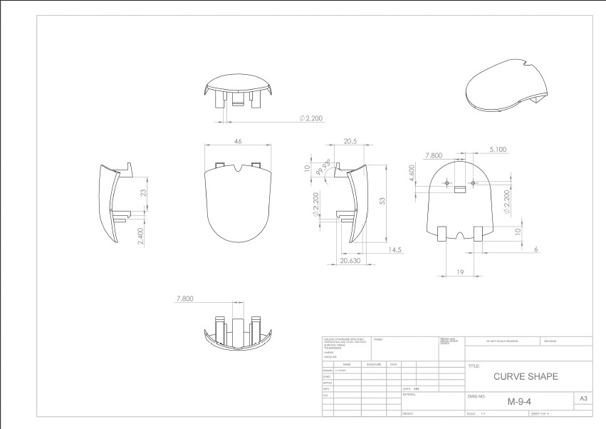 Mouse 3D model with Technical Drawing by Yixing Lu at Coroflot.com