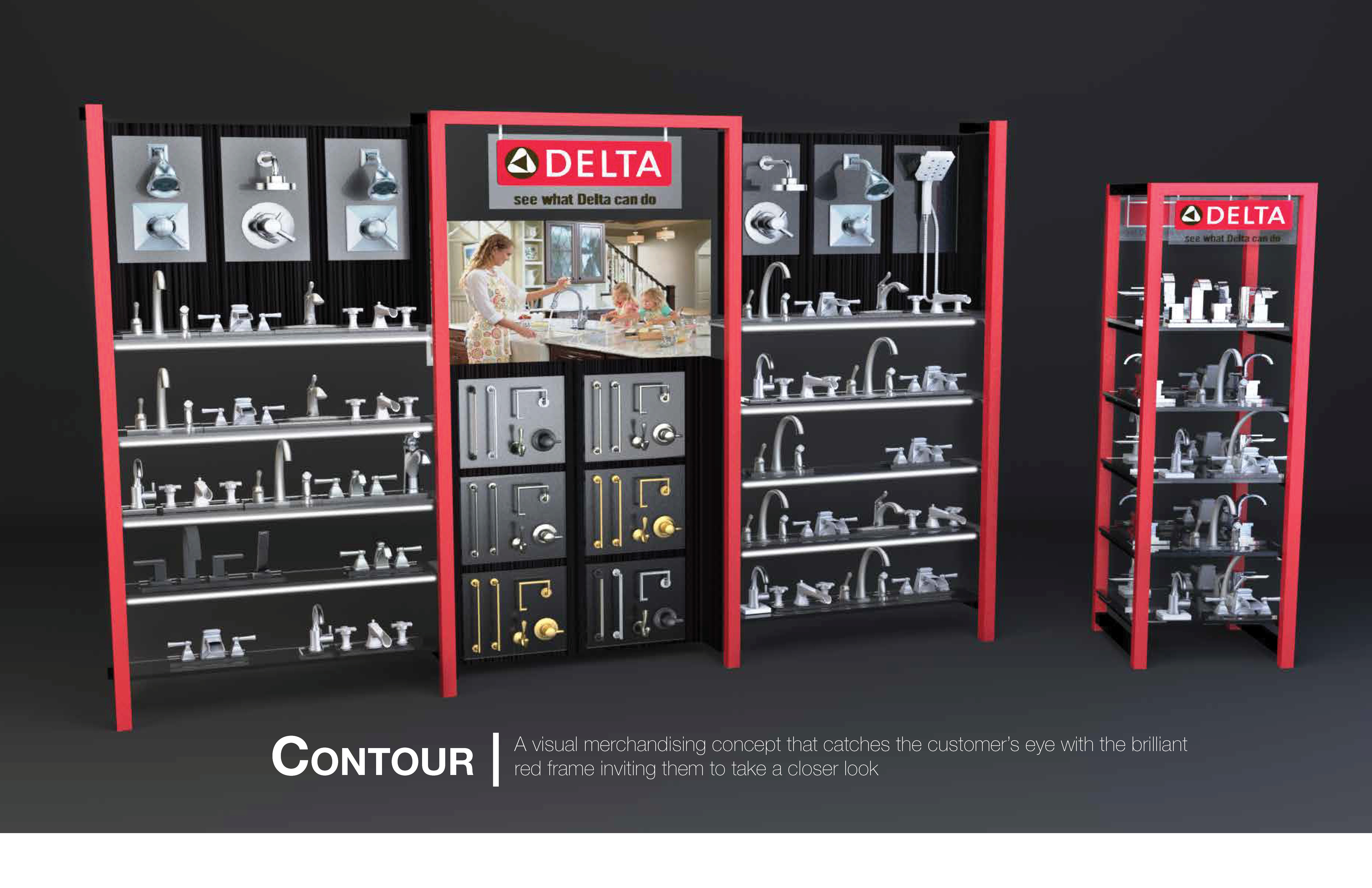 Delta Faucet Displays by Jessica Wolf at Coroflot.com