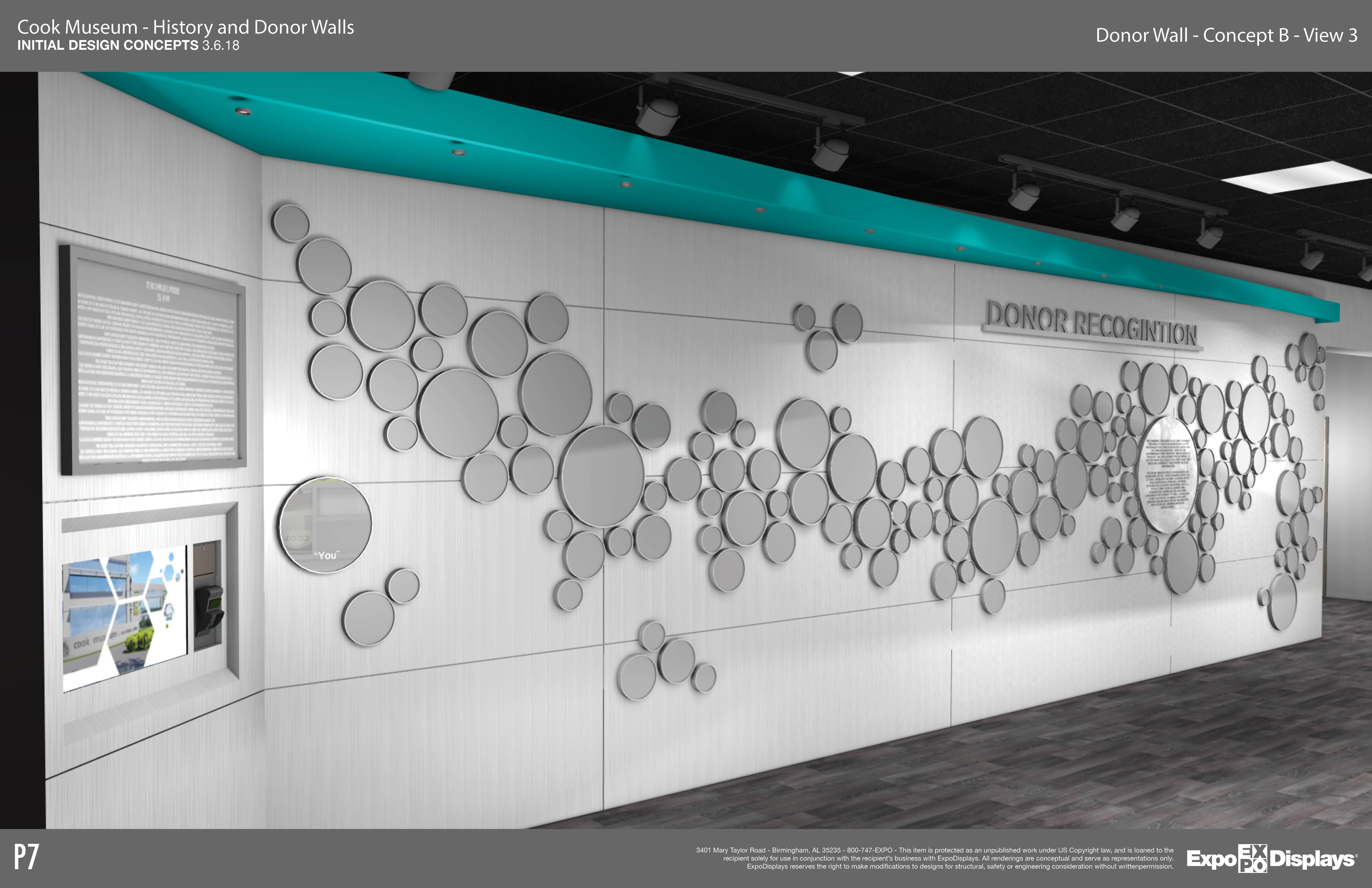 Cook Museum - Donor Wall by Sean-Michael Smith at Coroflot.com