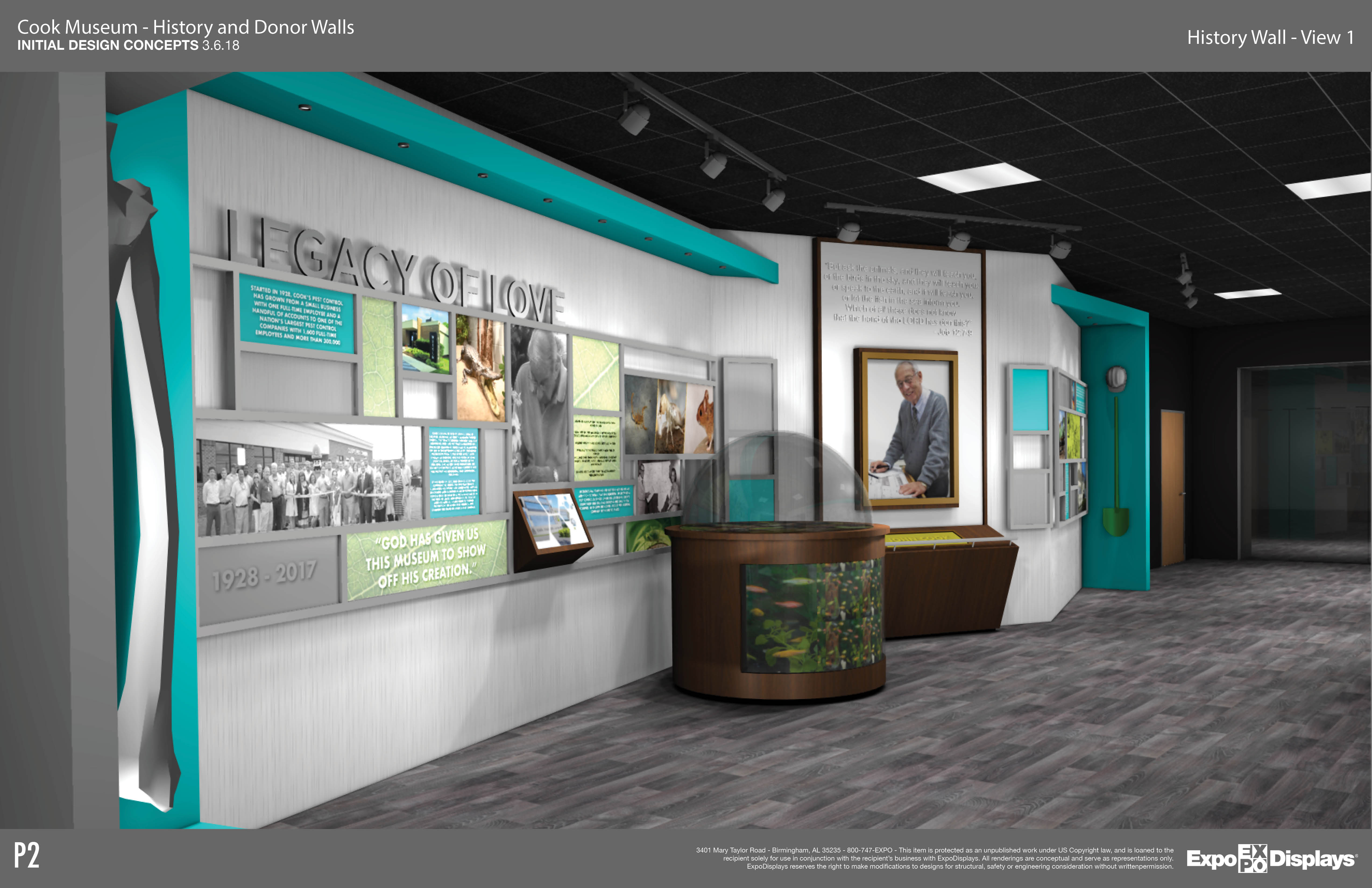 Cook Museum - Donor Wall by Sean-Michael Smith at Coroflot.com