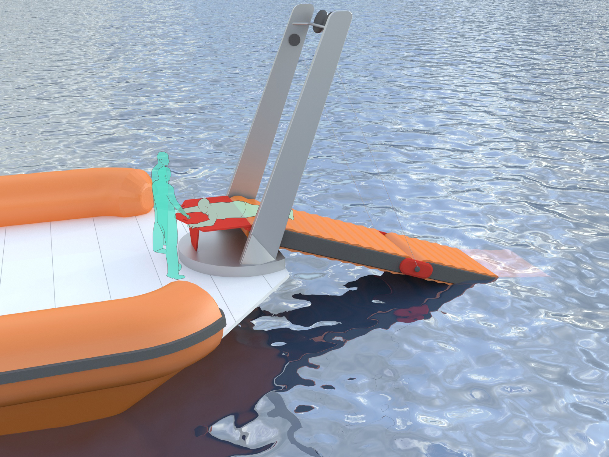 Conveyor Rescue Boat by Vahidian Design at Coroflot.com