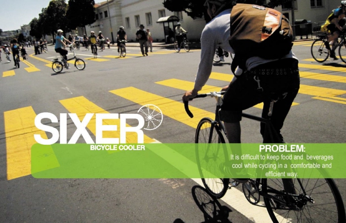 Sixer Bicycle Cooler by Kyle Niebeling at Coroflot.com