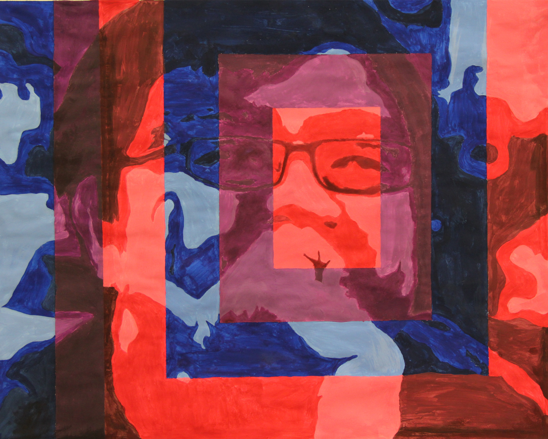 Layered Color Portrait by Brandon Dung at Coroflot.com