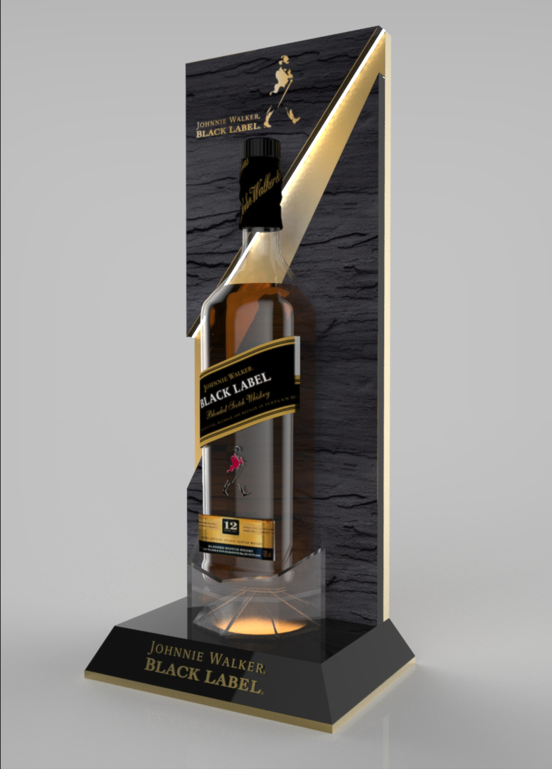 Bottle display, Retail design display, Wine display