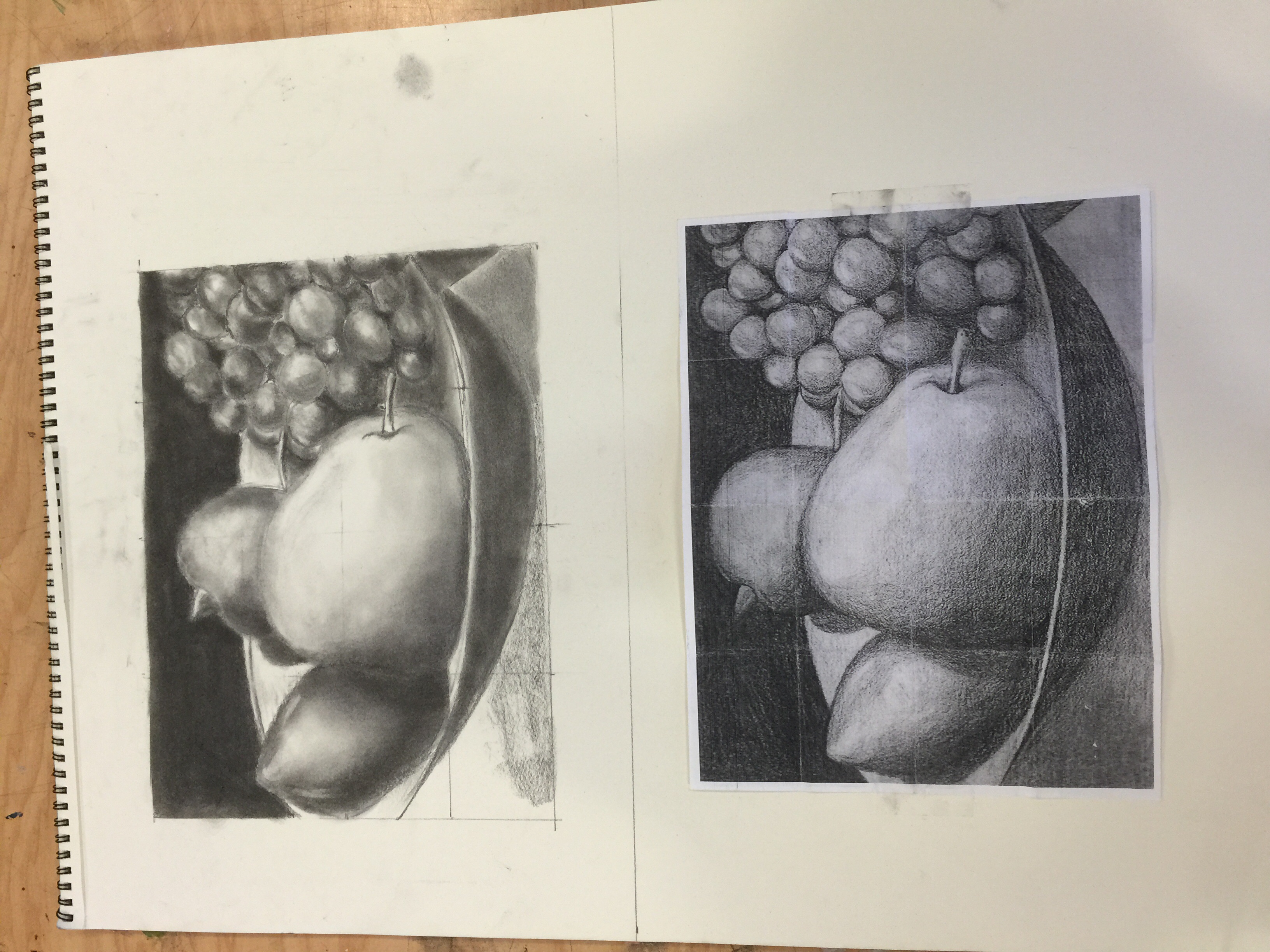 Fruit bowl/shading project by Cecelia Young at Coroflot.com