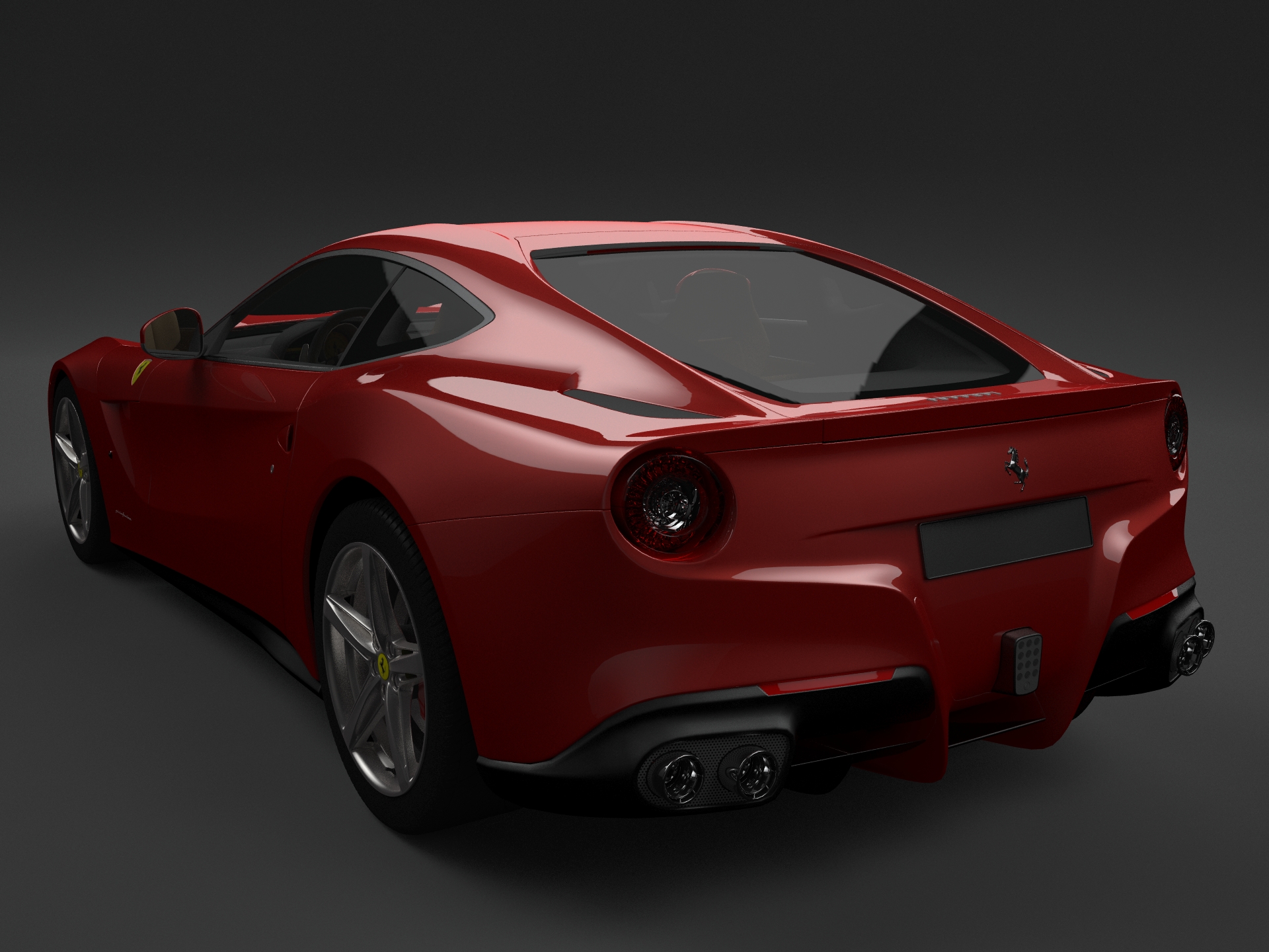 Ferrari Car Modeling and Rendering by Dan Mihai Nicorescu at Coroflot.com