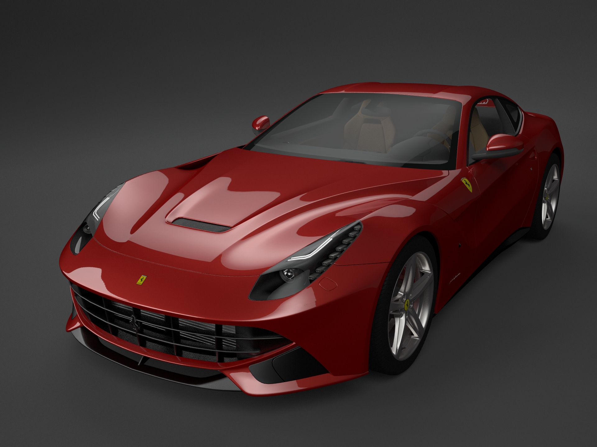 Ferrari Car Modeling and Rendering by Dan Mihai Nicorescu at Coroflot.com
