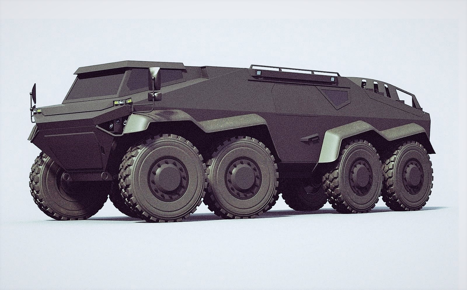 Heavy Duty Armored Off-road Vehicle by Miller Shapes Design at Coroflot.com