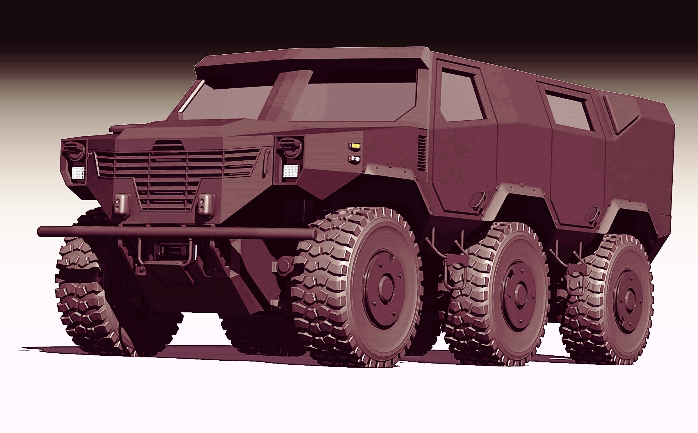Concept Armored Truck (MRAP) 6x6 by Miller Shapes Design at Coroflot.com