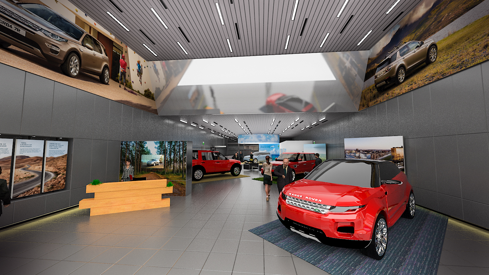 Land Rover Showroom by John Henry Mangalonzo at Coroflot.com