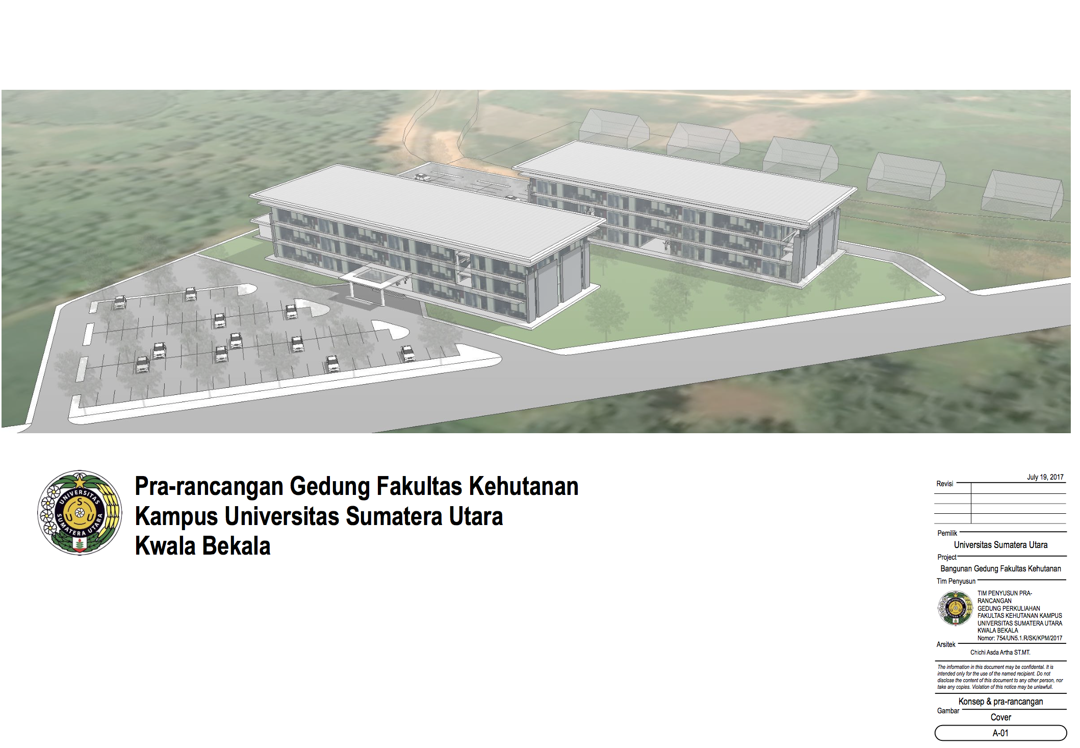 Gedung Fakultas Kehutanan USU by Chichi Asda at Coroflot.com