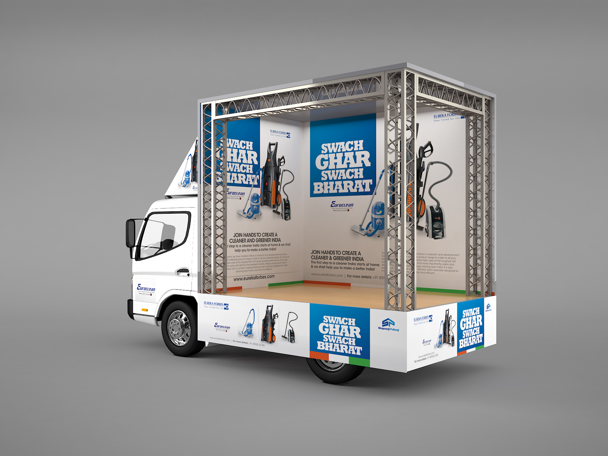 Canter ROAD SHOW branding by Srikanth etip at Coroflot.com