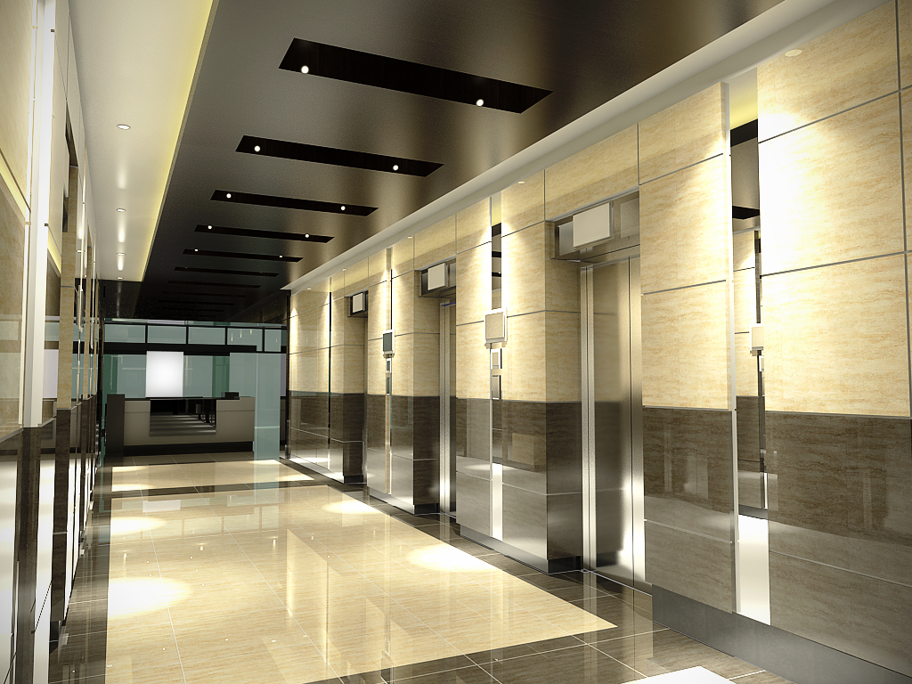 139 Corporate Center Lobby Renovation by Joemer Dacula at Coroflot.com