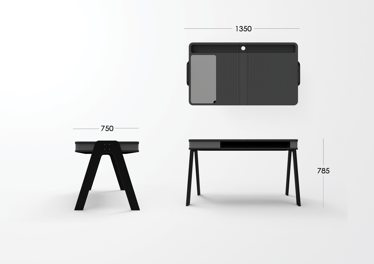 Flat Pack Desk by Peter Smith at Coroflot.com