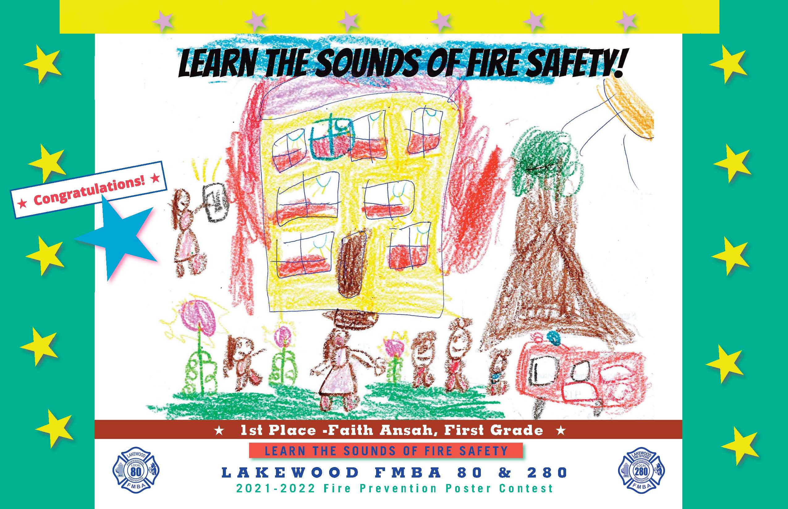 Lakewood Fire FMBA 80 & 280, Fire Safety Poster Contest, winners by ...