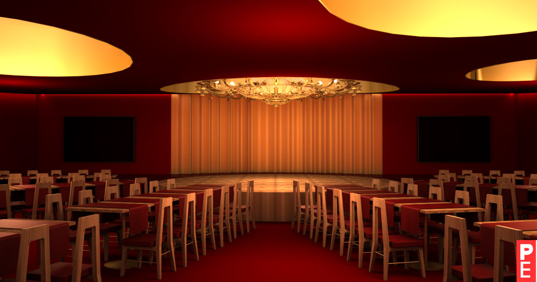Salón Rojo del Capri by Vivian Caballero at Coroflot.com