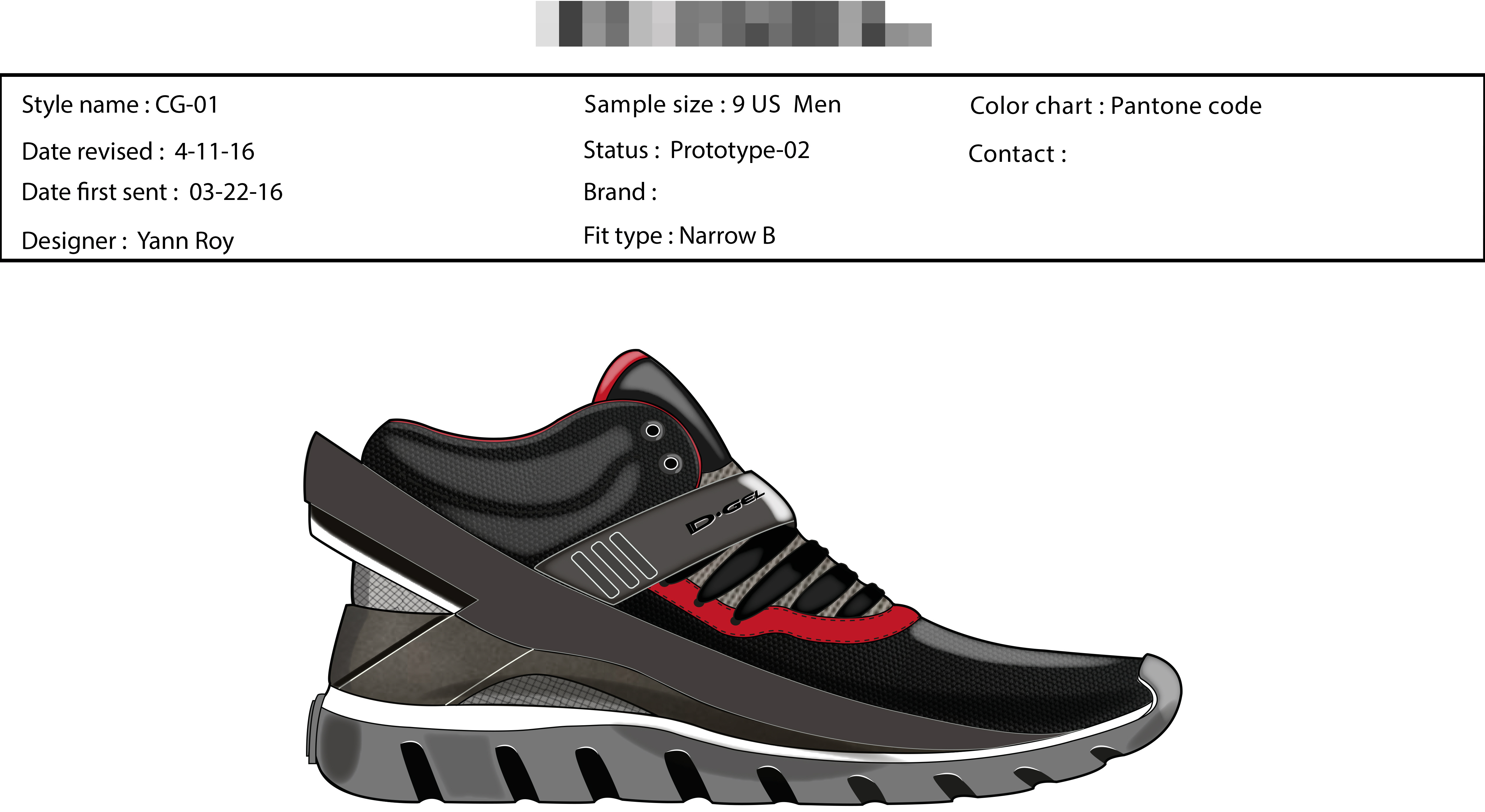 Shoe Tech-pack by Yann Roy at Coroflot.com