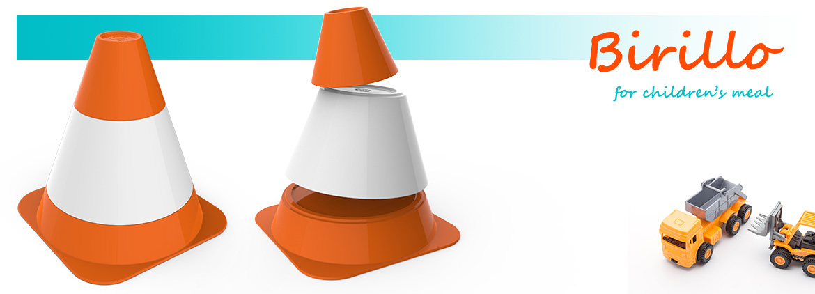 Birillo - dish set for children by Bettina Di Virgilio at Coroflot.com