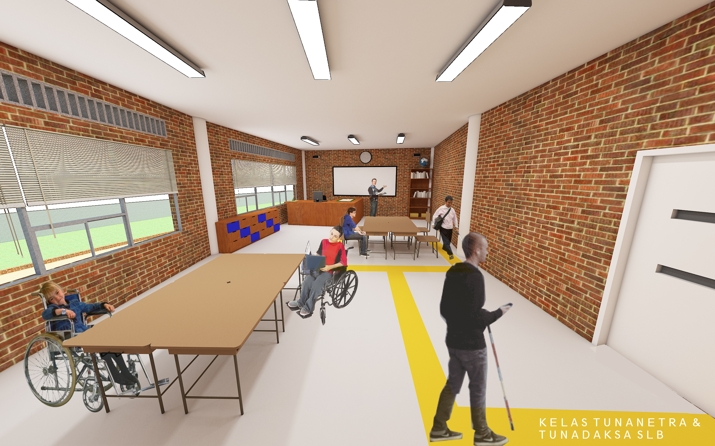 Sekolah Luar Biasa dan Pusat Terapi Tunanetra (A), Tunadaksa (D) dan ...