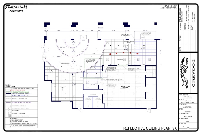 RESTAURANT DESIGN & BUILD PLAN SET by Chad Compton at Coroflot.com