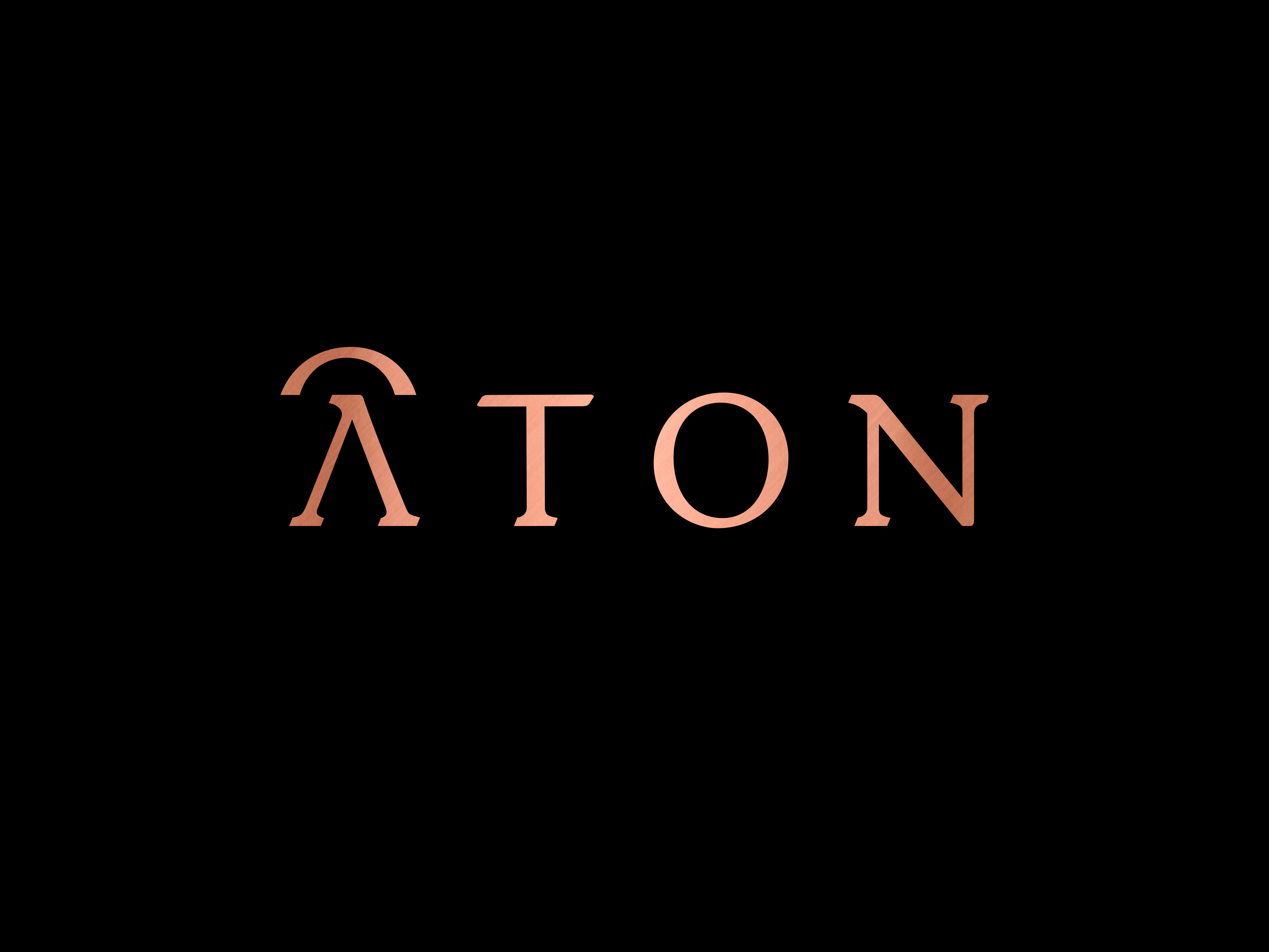 Logo design for Aton GmbH by Vincenzo Fagnani at Coroflot.com