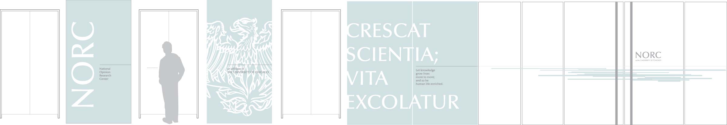 NORC Interior Branding by Abby Jeuell at Coroflot.com