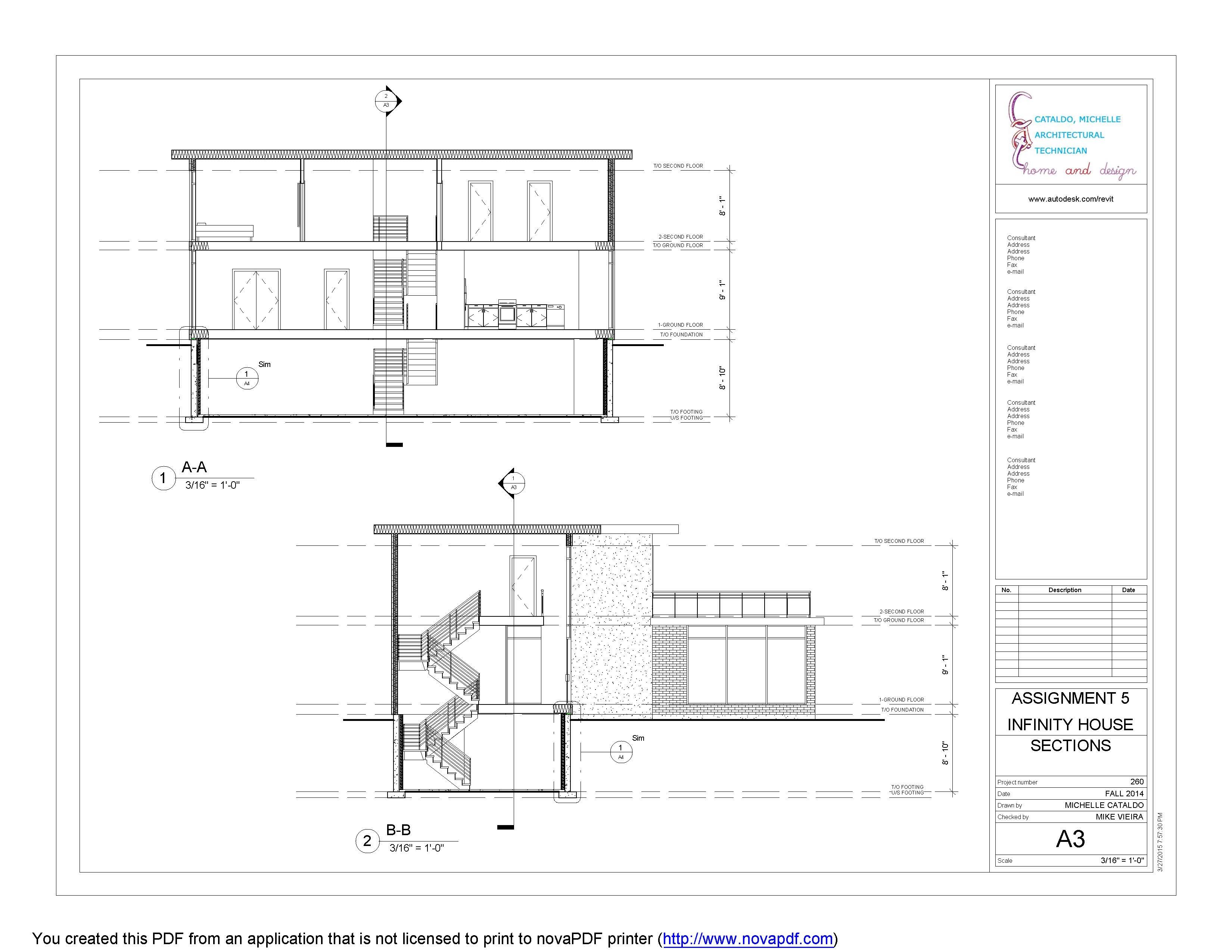 Working Drawings - Revit (1) by Michelle Cataldo at Coroflot.com