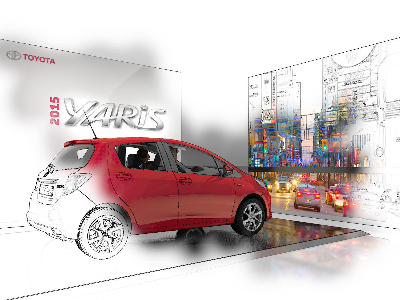 Toyota Pop Up Activation by Paul Wigfield at Coroflot.com