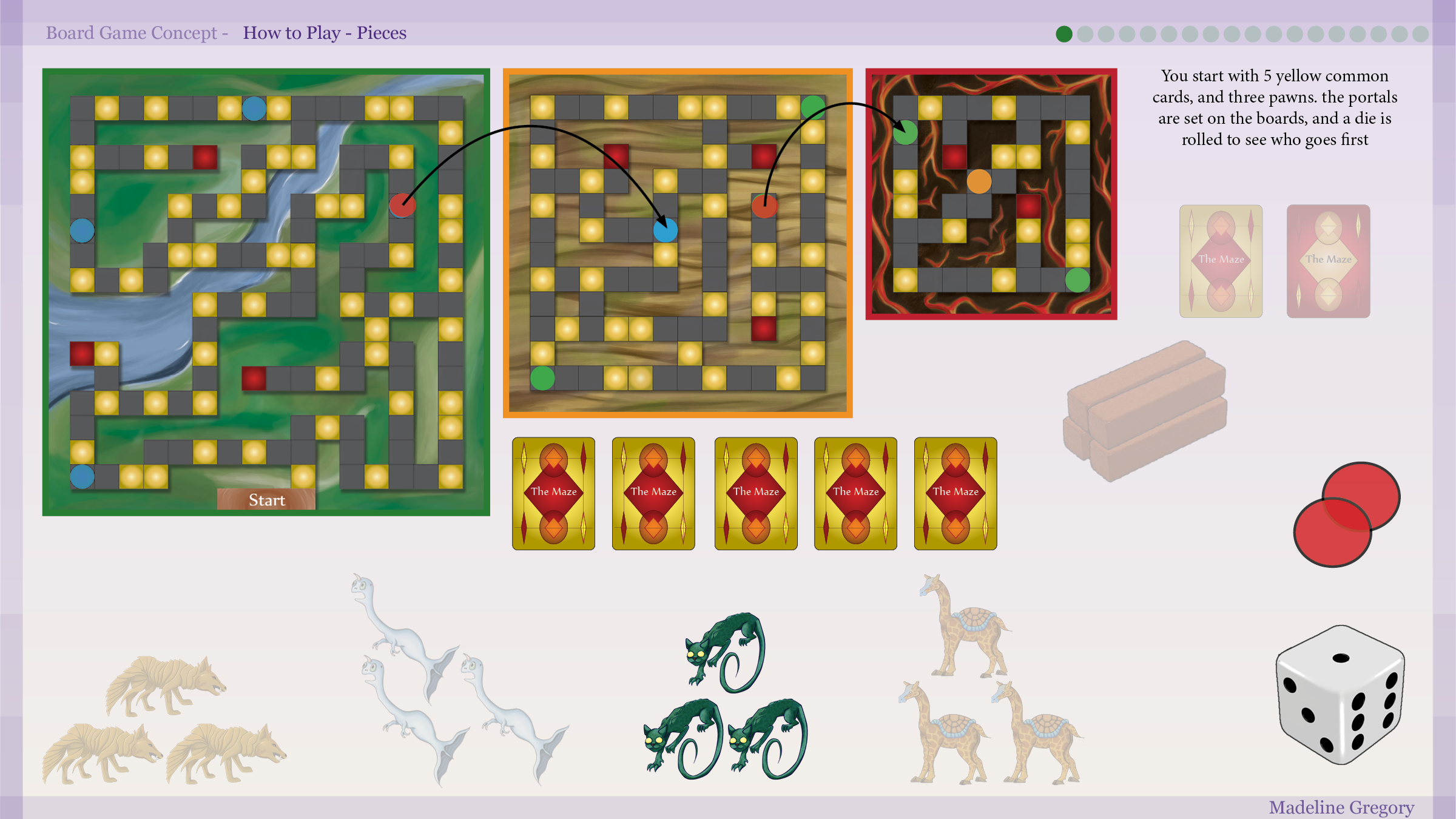 Board Game Concept by Madeline Gregory at Coroflot.com