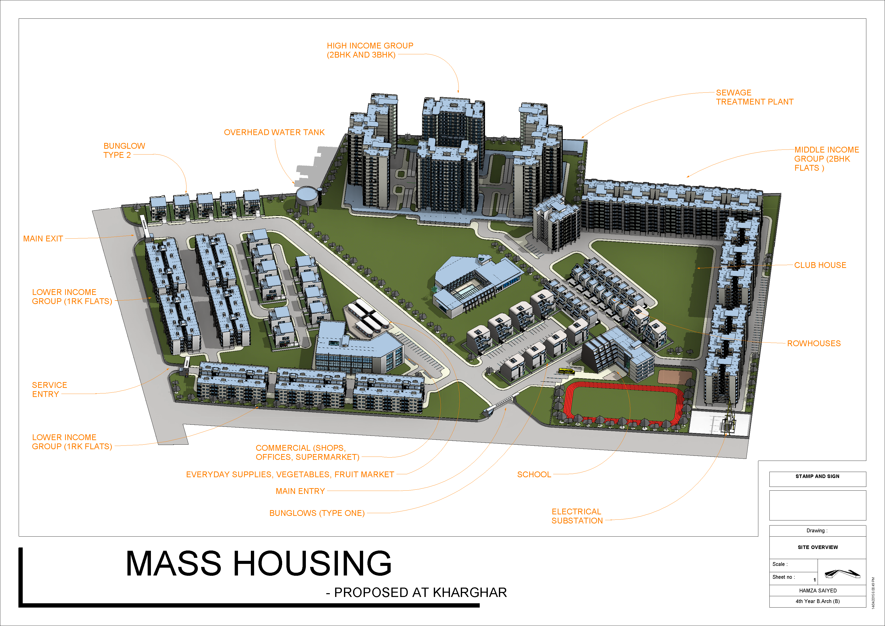Mass Housing by Hamza Saiyed at Coroflot.com