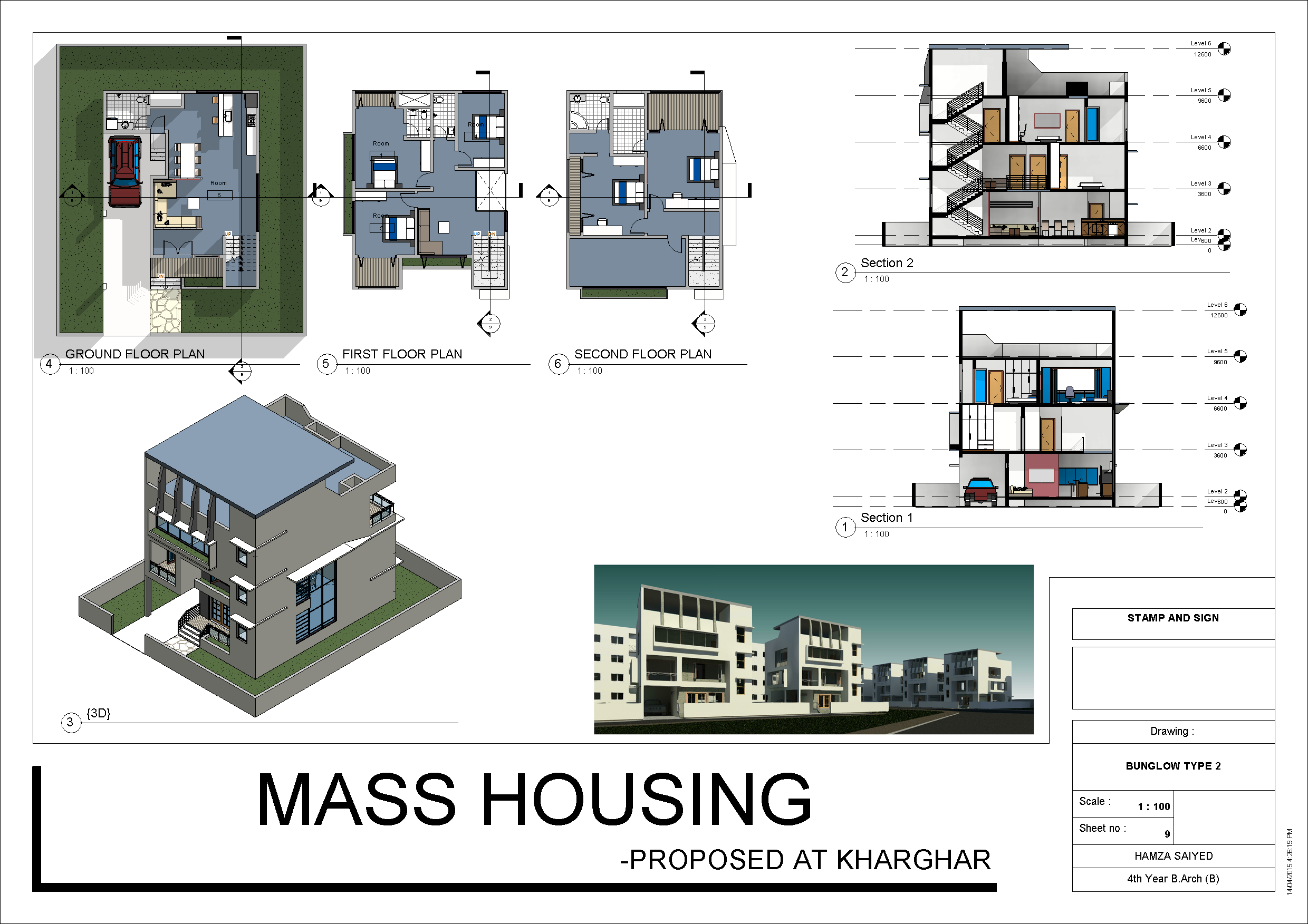 Mass Housing by Hamza Saiyed at Coroflot.com
