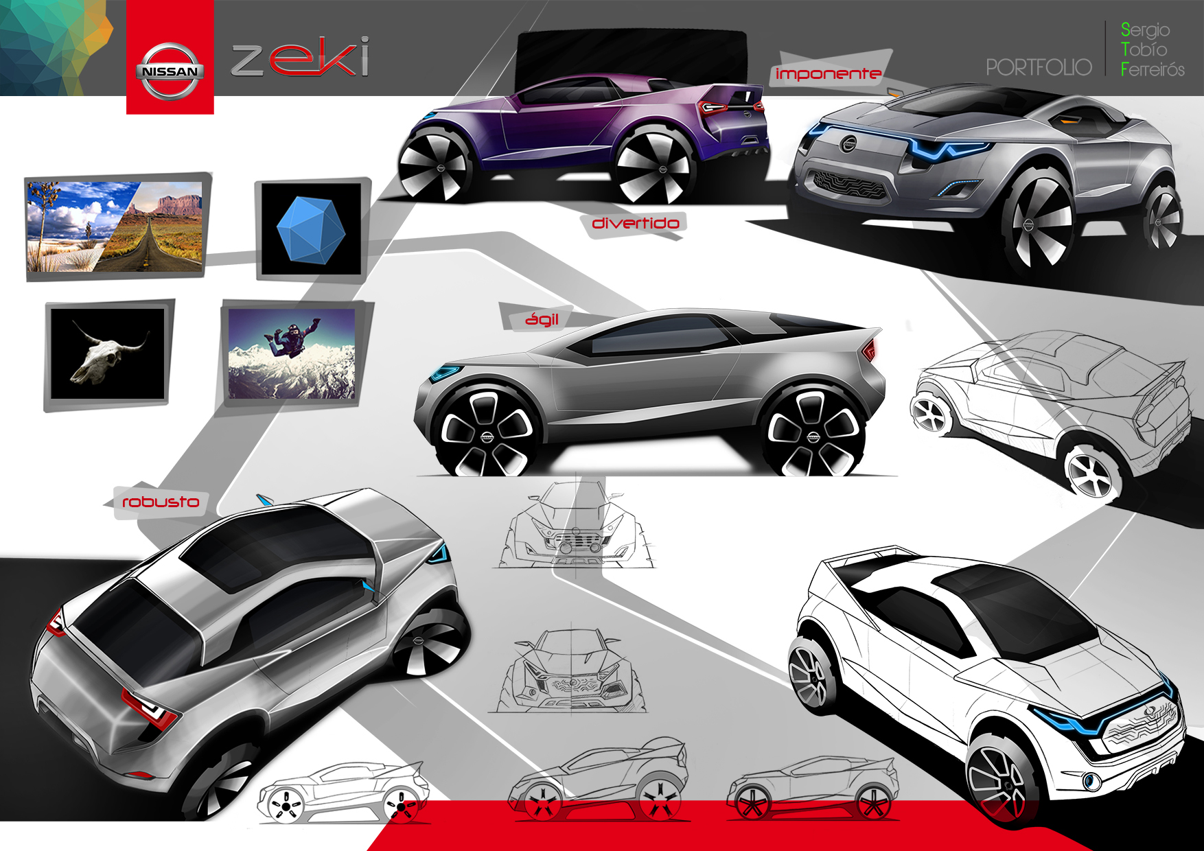 Car Design Photoshop Renders by Sergio Tobío Ferreirós at Coroflot.com