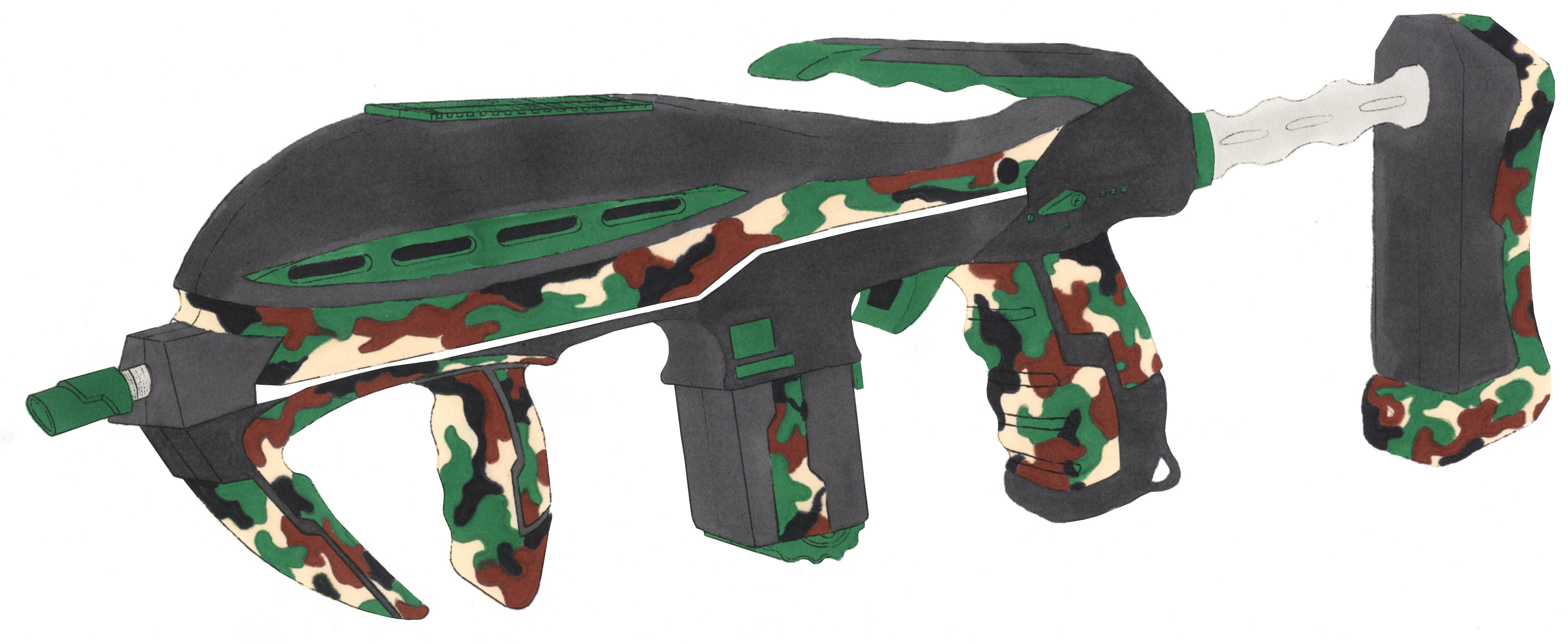 Major Project Research - futuristic airsoft gun by Drew Sloman at ...