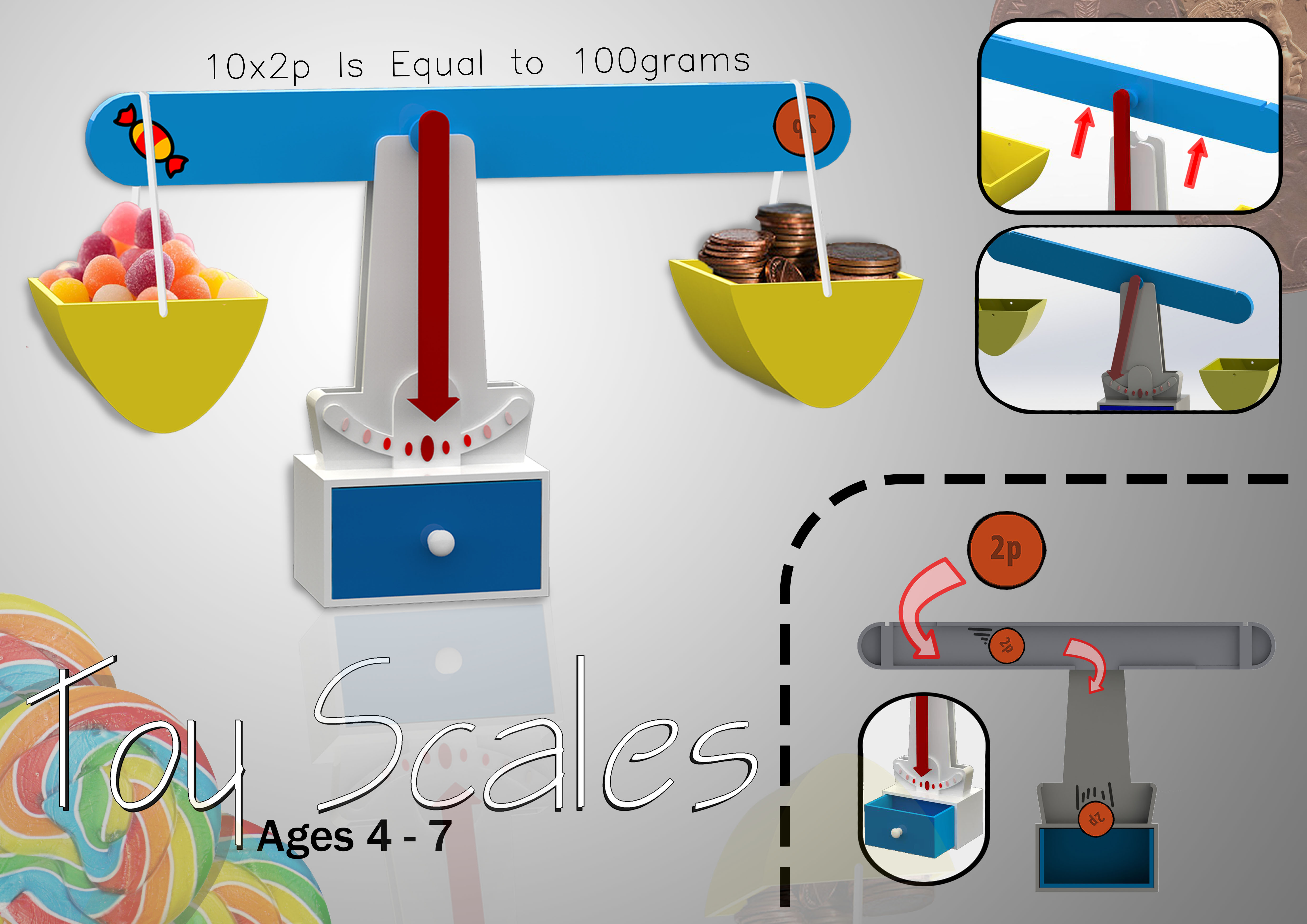Children's Toy Scales by Oliver Garner at Coroflot.com