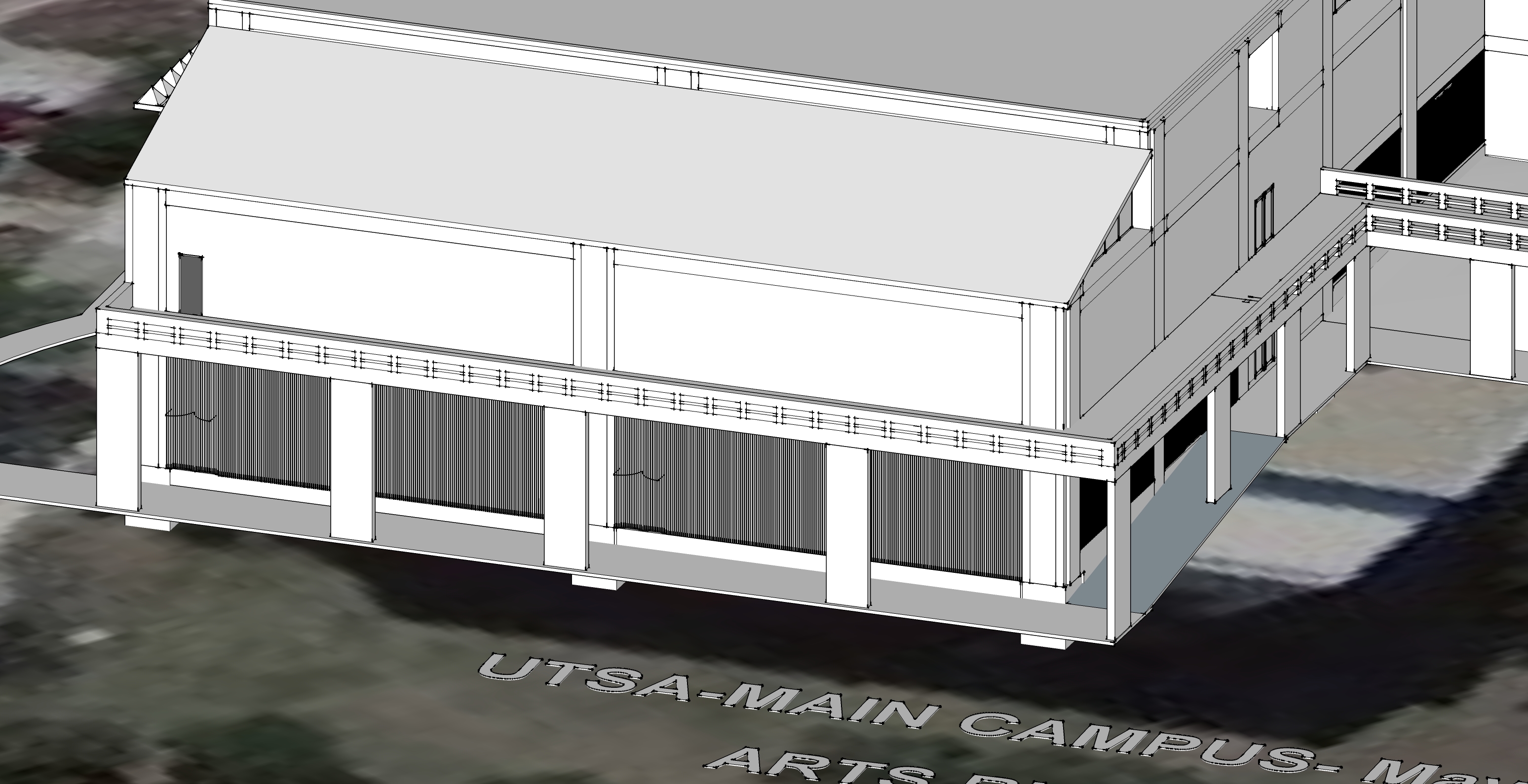 UTSA Arts Building Egress/Expansion Project - graphics by other by ...