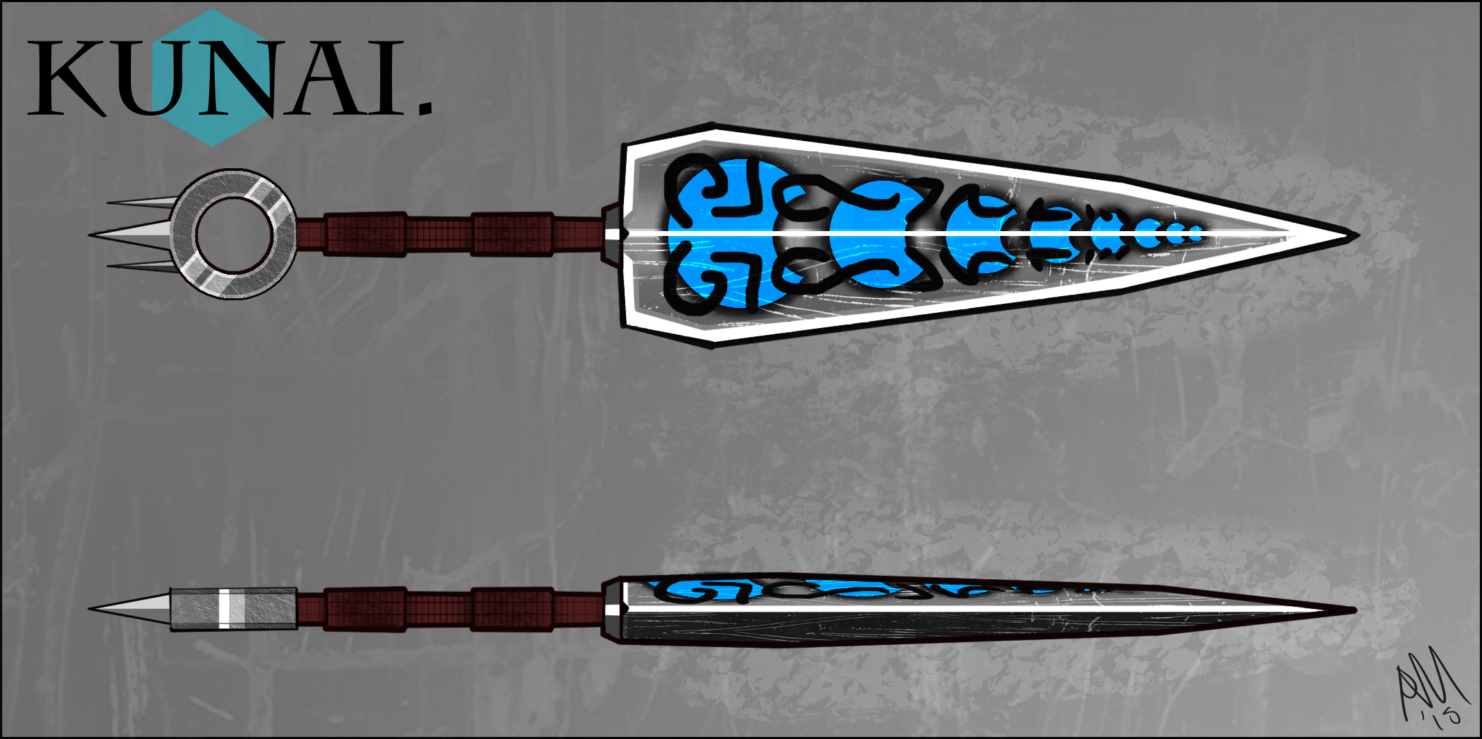 Kunai Weapon Concept by Andrew Murray at Coroflot.com