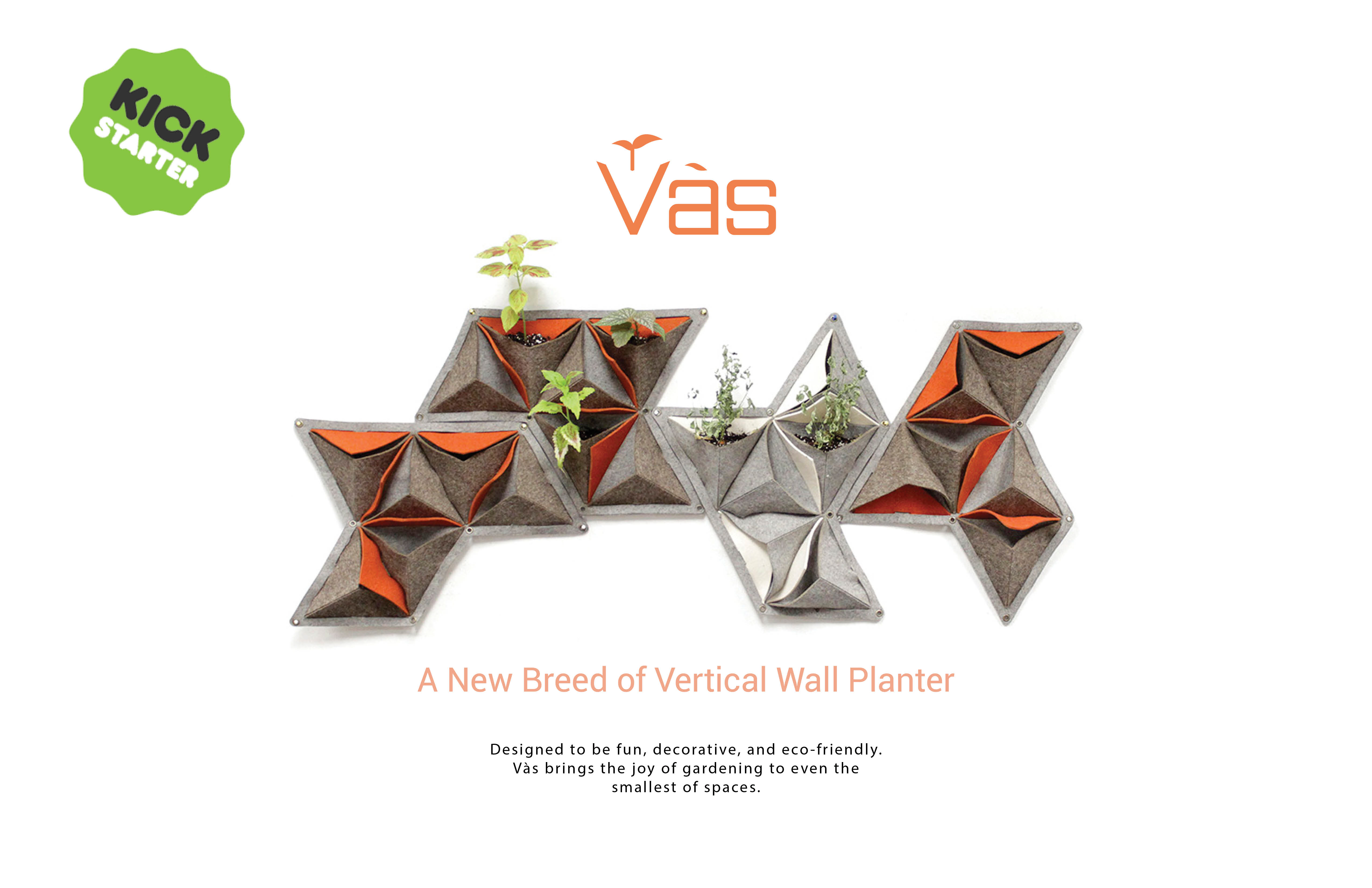 Vàs: Modular Vertical Planter by Morgan Matt at Coroflot.com