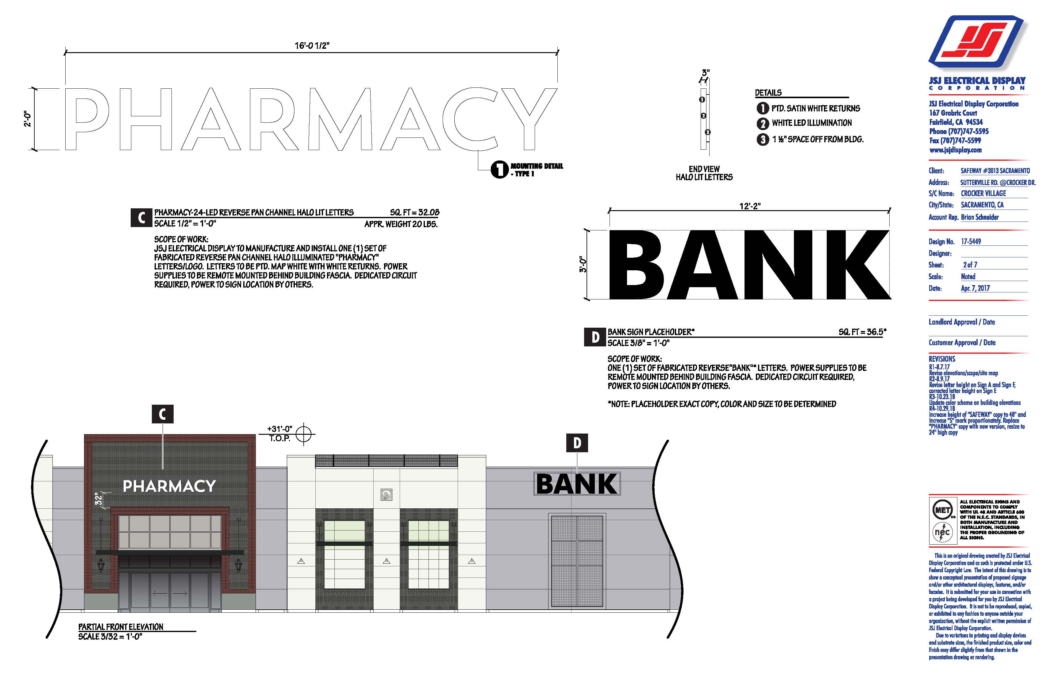 Safeway Store and Shopping Center Signage by Larry Koyle at Coroflot.com