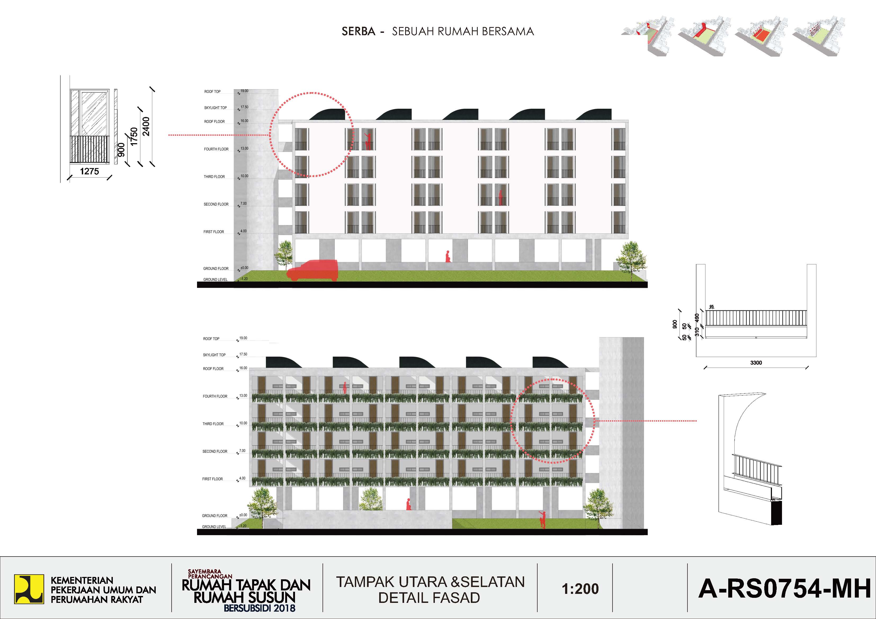 Perancangan Rumah Susun Bersubsidi by rahmat indrawan at Coroflot.com