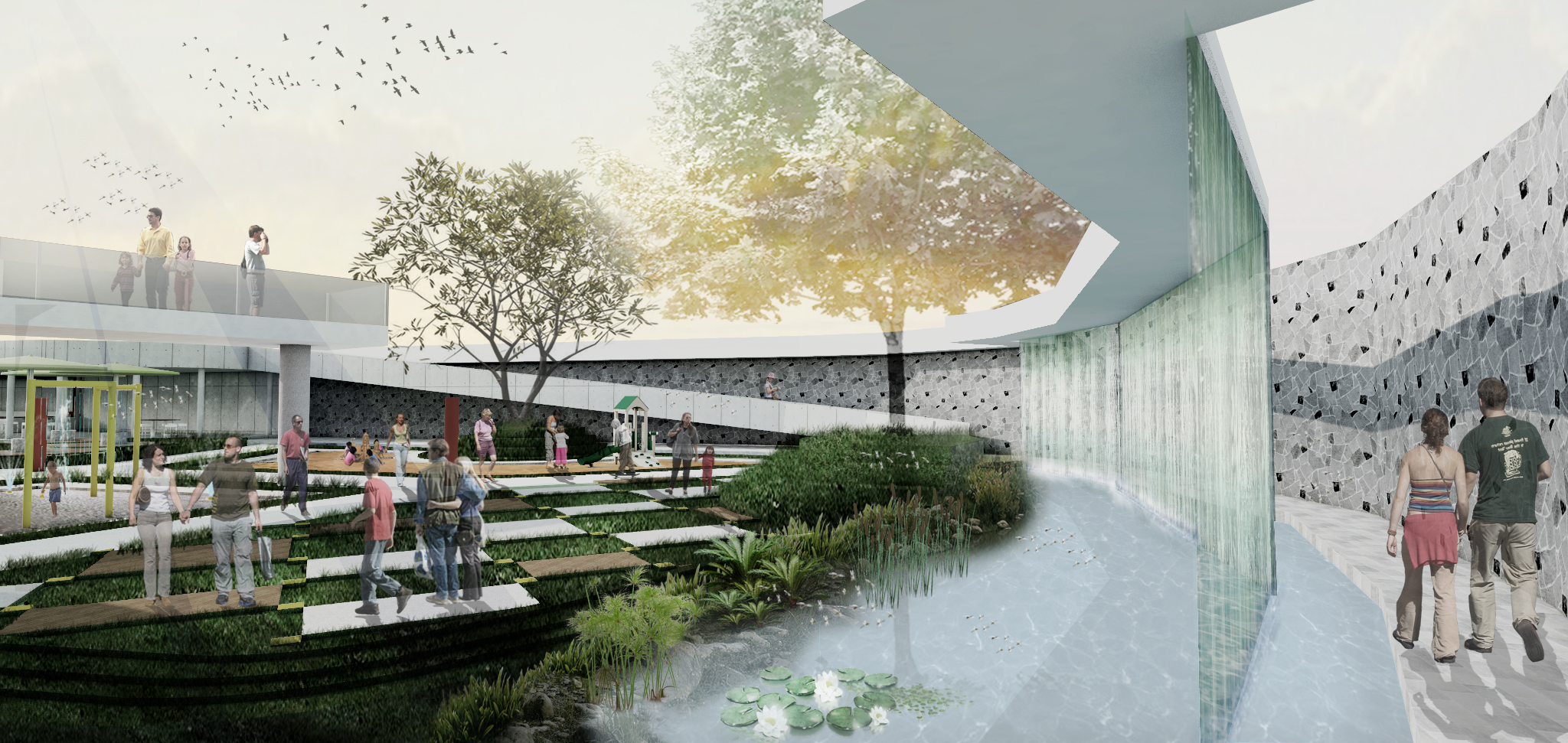 Urban Waterscape by Fellicia Amanda at Coroflot.com