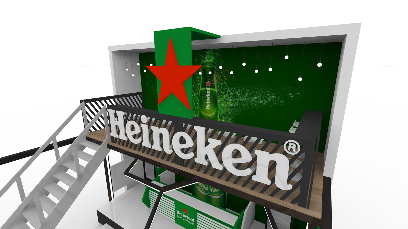 Modular Stand Heineken by Daniel Celis at Coroflot.com
