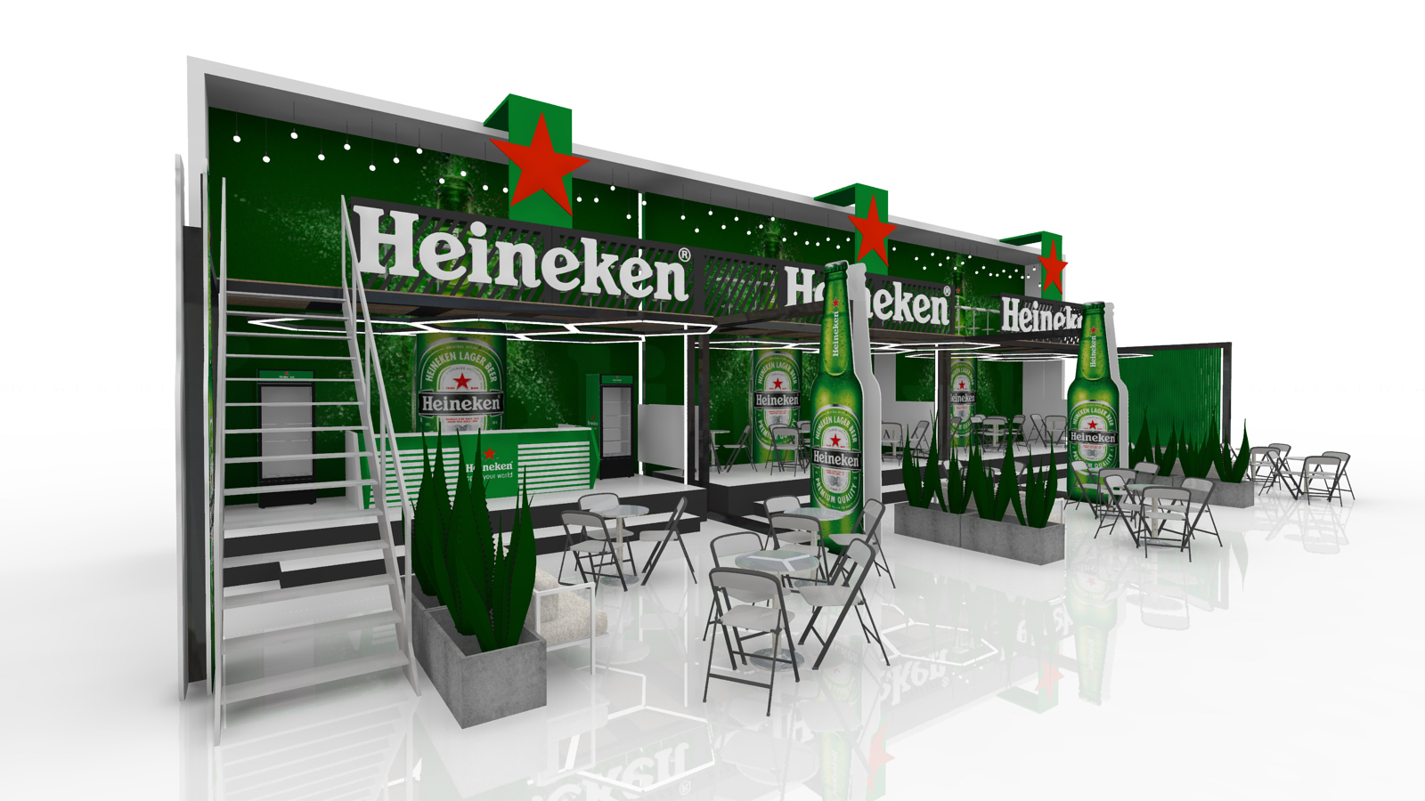 Modular Stand Heineken by Daniel Celis at Coroflot.com