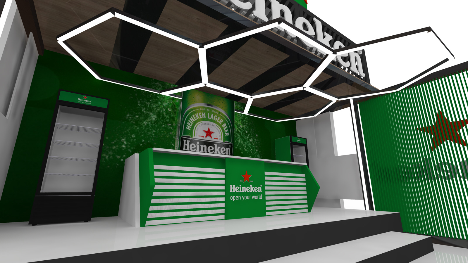 Modular Stand Heineken by Daniel Celis at Coroflot.com