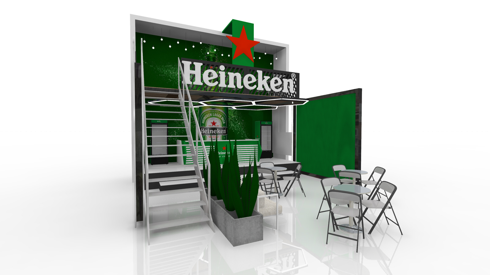 Modular Stand Heineken by Daniel Celis at Coroflot.com