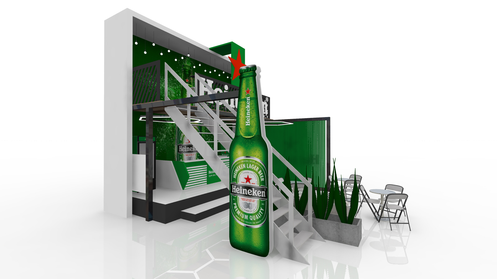 Modular Stand Heineken by Daniel Celis at Coroflot.com