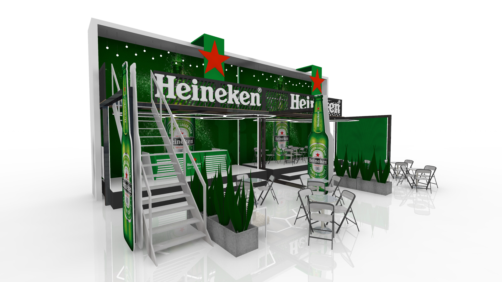 Modular Stand Heineken by Daniel Celis at Coroflot.com