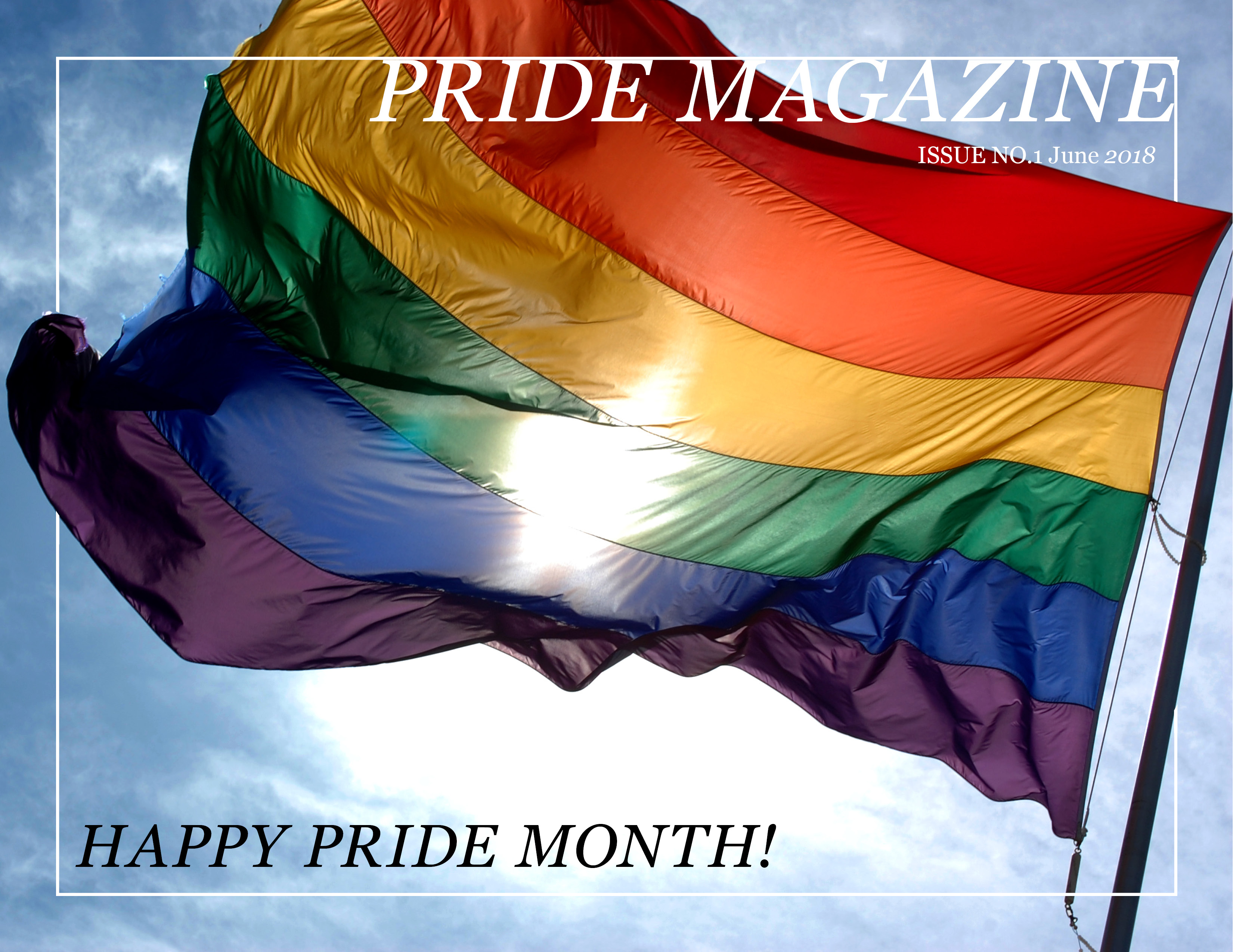 Pride Magazine Cover by Destine Lewis at Coroflot.com